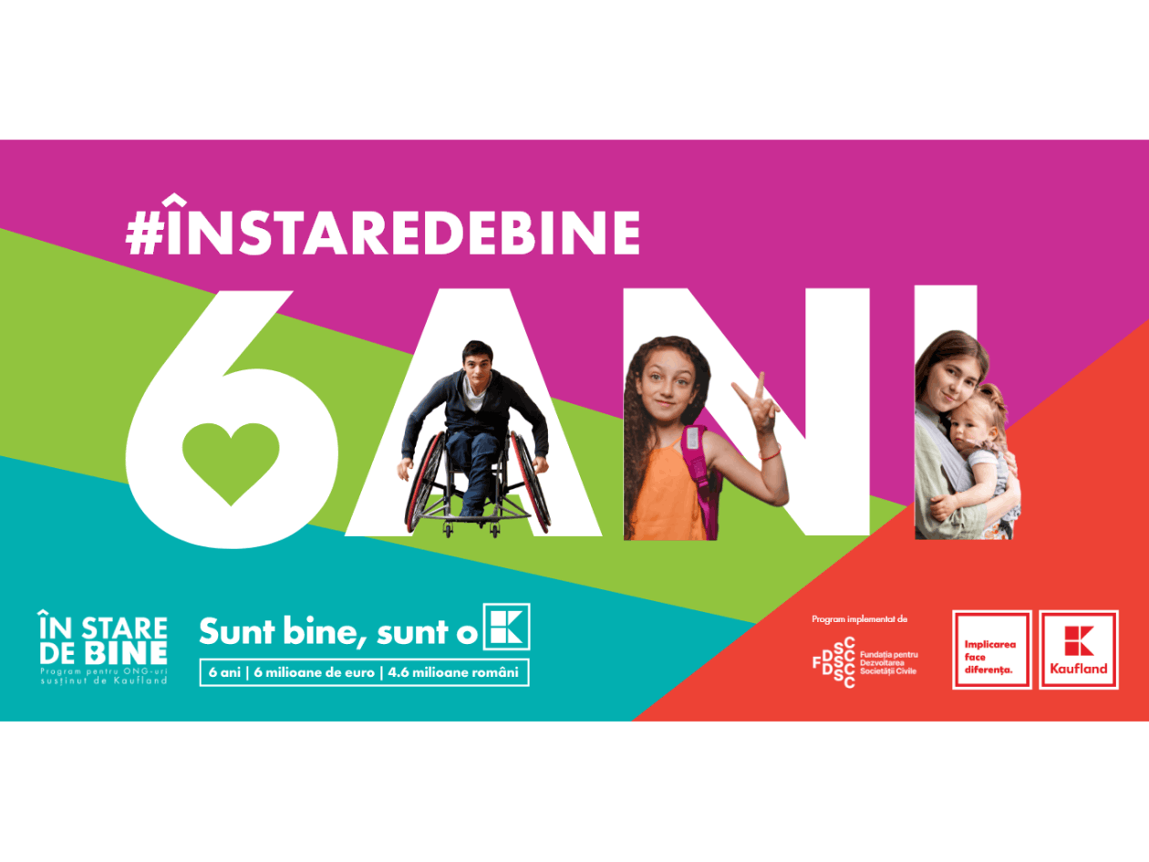 În Stare de Bine la 6 ani: Peste 6 milioane de euro destinate ONG ...