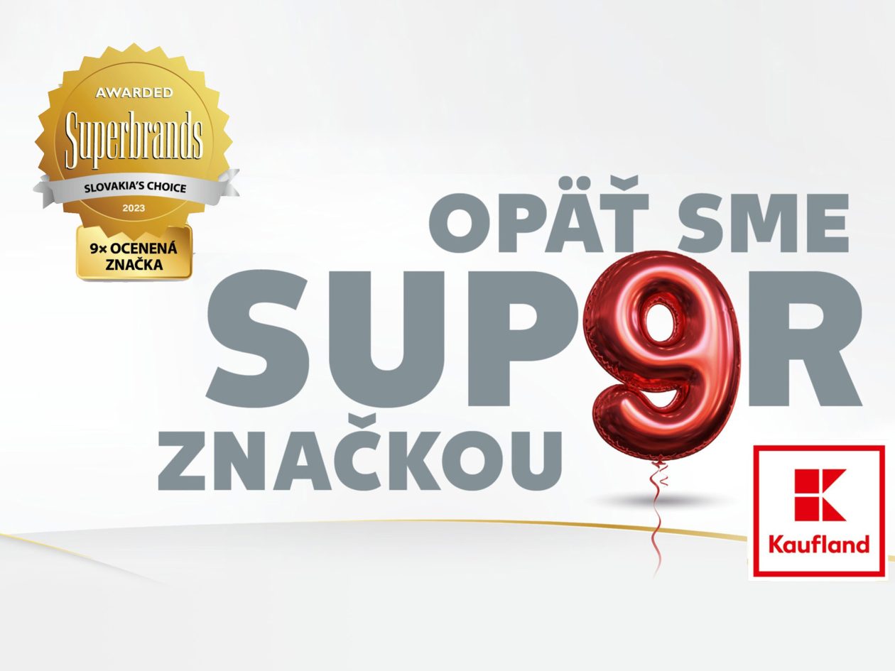 Kaufland získal prestížny titul Slovak Superbrands, ocenený je už deviaty raz